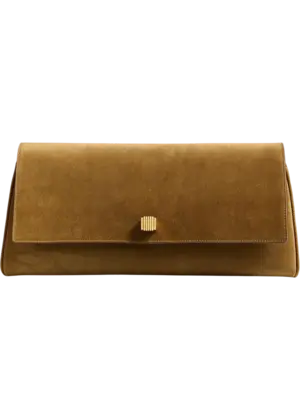 Khaite Audrey Clutch Mud