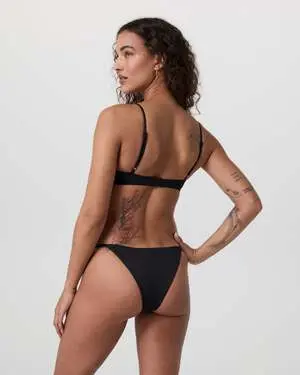 Vuori Cheeky Bikini Bottom - Black