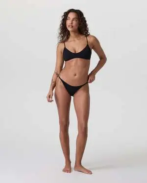 Vuori Cheeky Bikini Bottom - Black