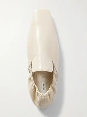 TOTEME Gathered Leather Loafers
