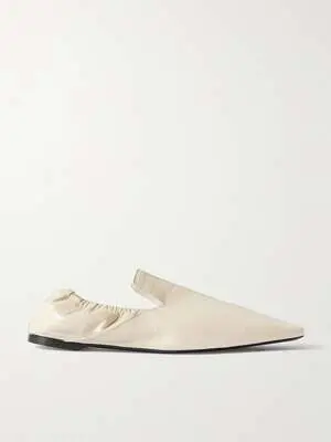 TOTEME Gathered Leather Loafers
