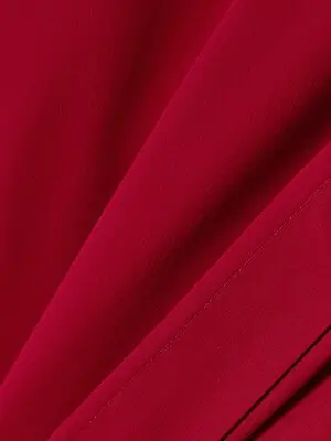 Max Mara Apollo Tie-neck Silk Shirt - Red