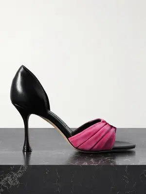 Manolo Blahnik Peep Toe Pumps