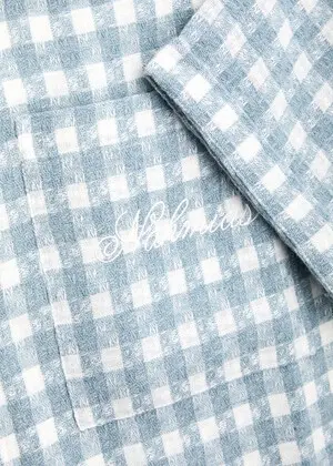 NAHMIAS Plaid-jacquard Woven Shirt