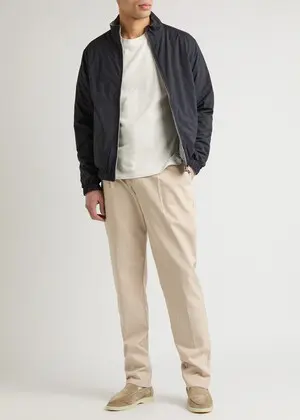 AURELIEN Resort Reversible Jacket - Navy