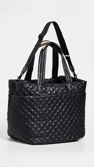 Mz Wallace Large Metro Tote Deluxe - Black