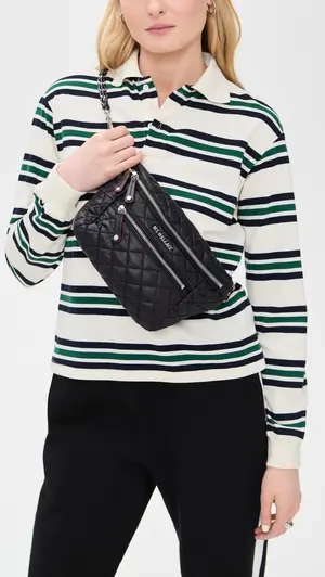 Mz Wallace Small Crosby Sling Bag - Black