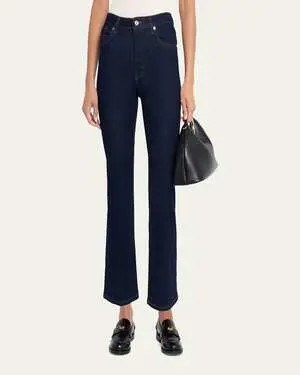 FRAME The Reboot Crop Bootcut Jeans - Rinse