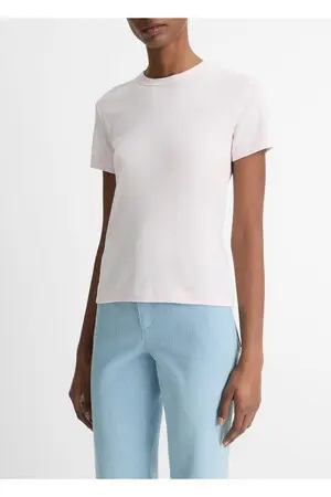 Vince Pima Cotton-blend 90s Shrunken T-shirt