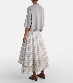 Loewe Cropped Cotton Jersey T-shirt