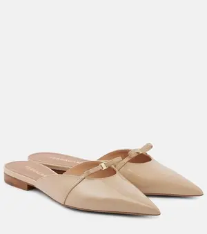 Ferragamo Metallic Mules Clogs For Women