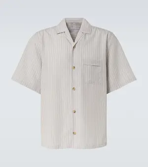 King & Tuckfield Striped Bowling Shirt