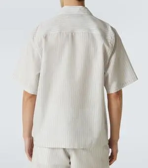 King & Tuckfield Striped Bowling Shirt