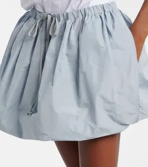 PATOU Faille Miniskirt - Blue