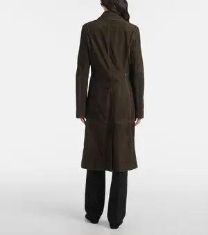 TOTEME Suede Coat - Brown