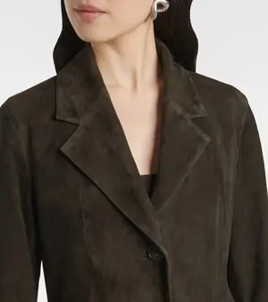 TOTEME Suede Coat - Brown