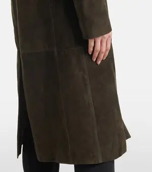 TOTEME Suede Coat - Brown