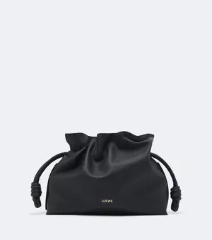 Loewe Flamenco Medium Clutch - Black