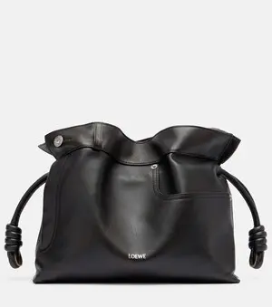 Loewe Flamenco Medium Clutch - Brown