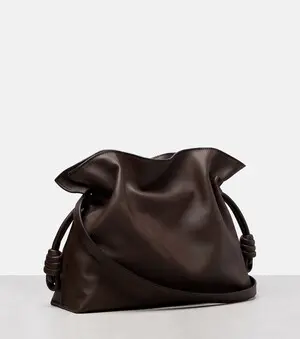 Loewe Flamenco Medium Clutch - Brown