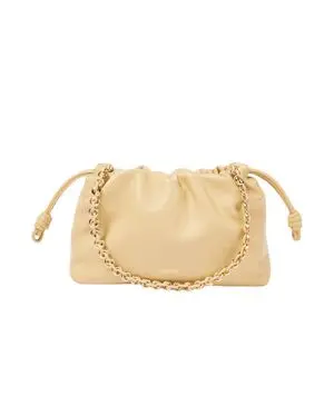 Loewe Loewe Flamenco Medium Leather Clutch Yellow