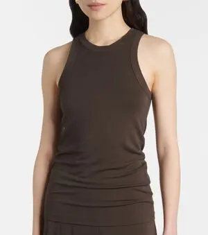 TOTEME Jersey Tank Top - Black