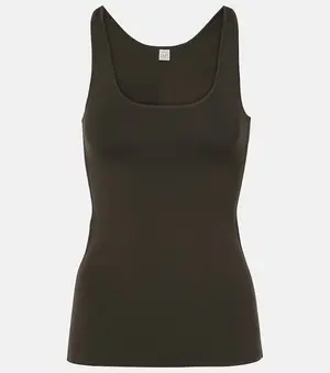 TOTEME Jersey Tank Top - Brown