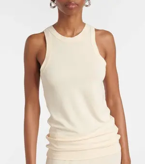 TOTEME Jersey Tank Top - White