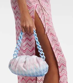 Missoni Zigzag Ombré Lamé Shoulder Bag