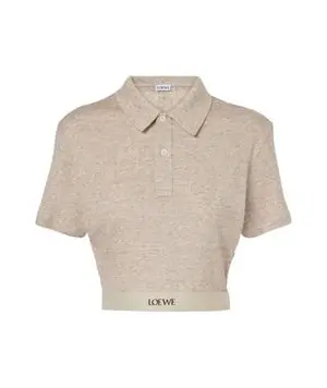 Loewe Logo Cropped Top