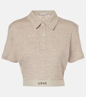 Loewe Logo Cropped Top