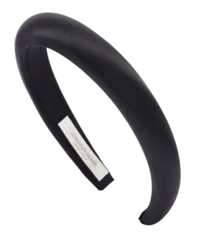 JENNIFER BEHR Tori Satin Headband - Black