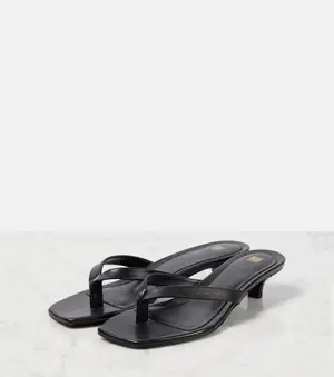 TOTEME Leather Thong Sandals