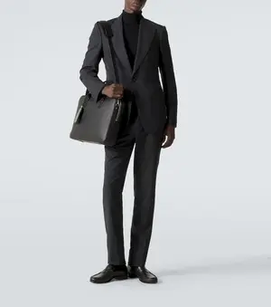 TOM FORD Elliot Leather Briefcase