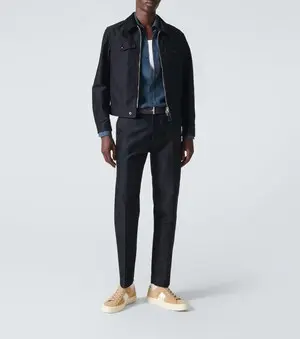 TOM FORD Silk Twill Shirt - Blue