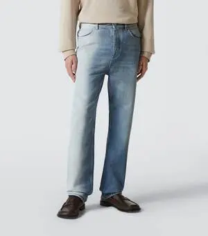Loewe Faded Straight Leg Jeans