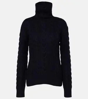 TOTEME Cable-knit Turtleneck Sweater