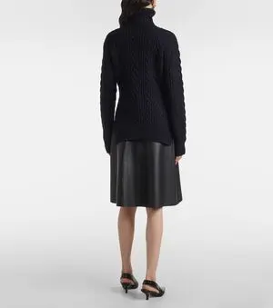 TOTEME Cable-knit Turtleneck Sweater