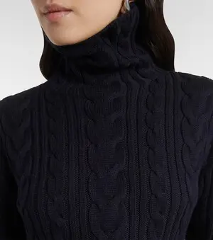 TOTEME Cable-knit Turtleneck Sweater