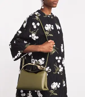 Erdem Leather Bloom Top-handle Bag