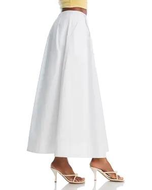 LUCY PARIS Poplin Midi Skirt