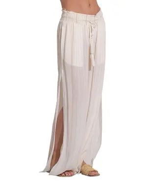Elan Sheer Wide Leg Cover Up Pants