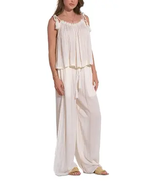 Elan Sheer Wide Leg Cover Up Pants