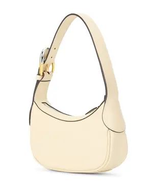 Staud Owen Leather Bag - Cream
