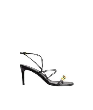 Khaite Loop Heeled Sandal With Beads