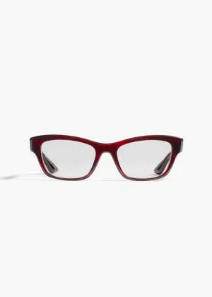 Khaite X Oliver Peoples 1953rx Eyeglasses - Bordeaux Bark