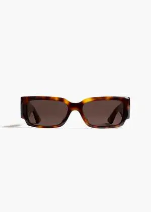 Khaite X Oliver Peoples 1995c Sunglasses - Dark Mahogany / Brown