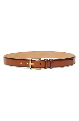 Max Mara Leather Belt - Tobacco