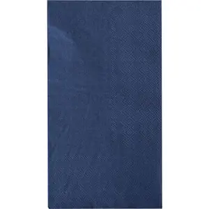 JOLLITY & CO Solid Color Guest Napkins - Midnight