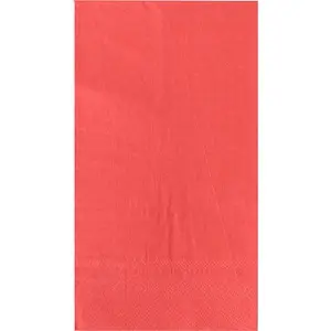 JOLLITY & CO Solid Color Guest Napkins - Poppy